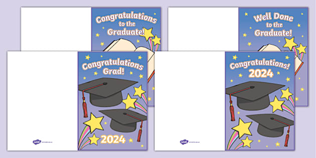Graduation Cards - Academic Theme (teacher made) - Twinkl