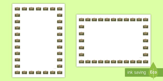 Hillsborough Castle Page Border Pack - NI (teacher made)