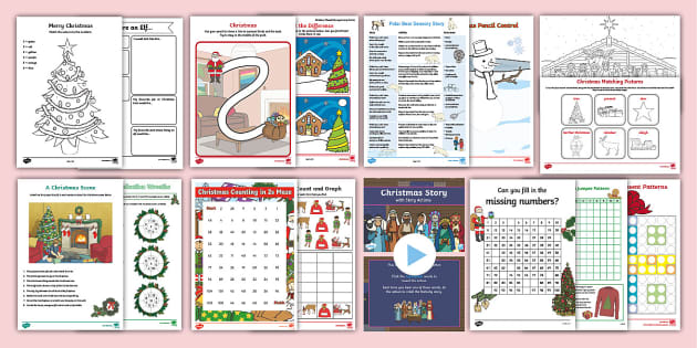 Supply Teachers Christmas Bumper Pack Kindergarten - KS4