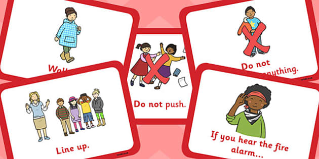 Emergency Fire Response Cards