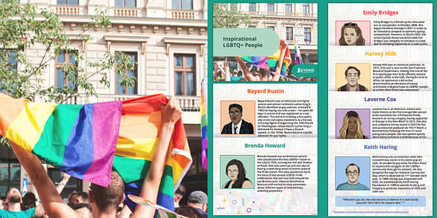 KS3/KS4 Inspirational LGBTQ+ People | Beyond RSE - Twinkl