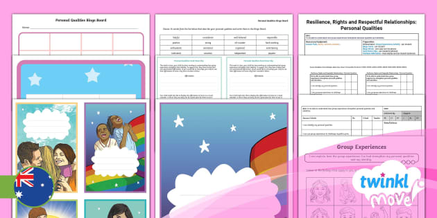 Year 4 RRRR Personal Qualities Lesson Pack (Lehrer gemacht)