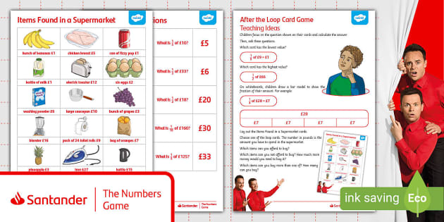 FREE! - 👉 Maths & Money: Calculate Unit Fractions Loop Cards [Year 3]