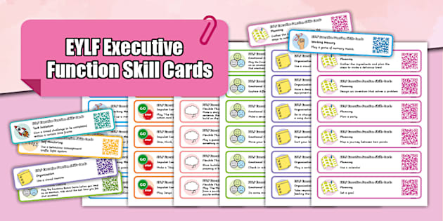EYLF Executive Function Skills Cards (teacher made) - Twinkl