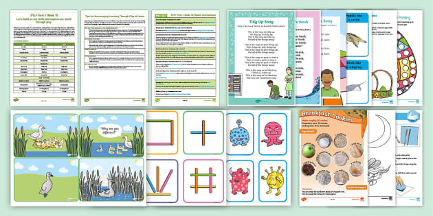 FREE! - EYLF Term 1 Week 10 Remote Home Learning Pack