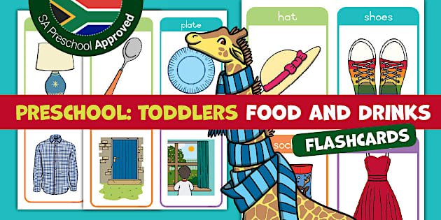 Preschool: Toddlers - Real Life Objects Flashcards