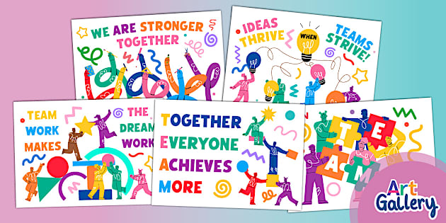 Team Poster Pack (Teacher-Made) - Twinkl