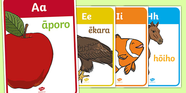 Māori Alphabet Poster | Te Reo Māori Resources | Twinkl