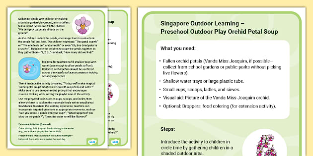 Singapore Outdoor Learning Tool Kit - Preschool Play