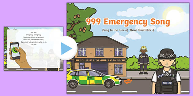 999 Emergency Song PowerPoint