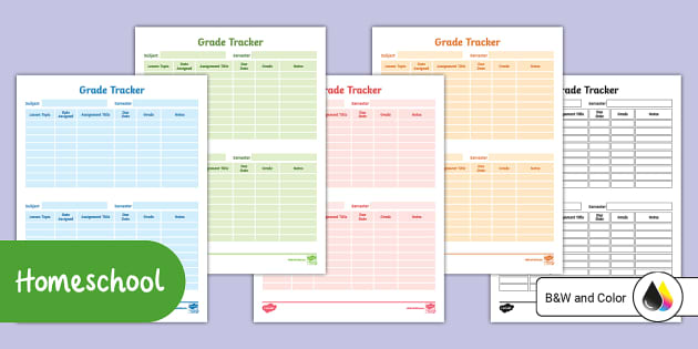 Homeschool Gradebook to Track Student Grades | Twinkl USA