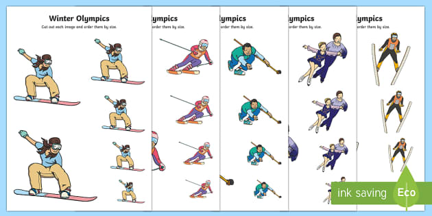 Winter Olympics Size Ordering