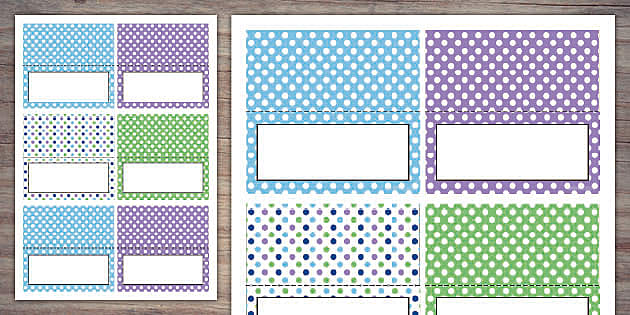 Polka Dot Place Names Twinkl Party Teacher Made Twinkl polka-dot-place-names-twinkl-party-teacher-made-twinkl