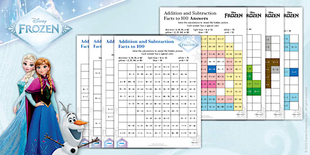Fun Frozen Math Worksheets Pack for Kids | Twinkl USA