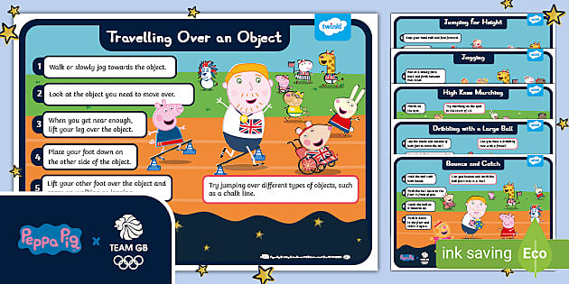 FREE! - Peppa Pig and Team GB Activity Station Cards Pack