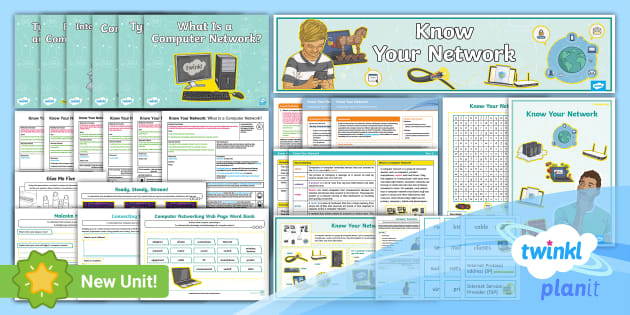 Year 6 Computer Network Unit - Computing KS2 (teacher made)