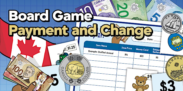 Shop and Pay! Payment and Change Math Centre