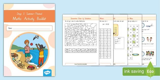 Stage 5 Summer Maths Activity Booklet (professor feito)