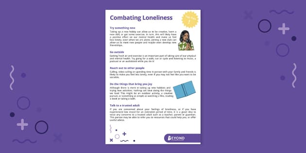 Top Tips to Reduce Loneliness | Display Resources | Beyond