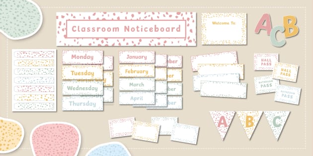 * NEW * Classroom Display Pack | Back To School | Pastel Theme