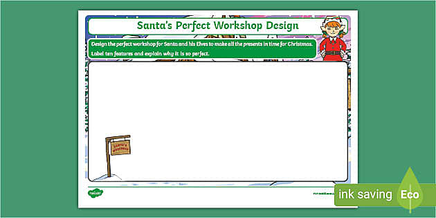 Santa's Perfect Workshop Design (teacher made) - Twinkl