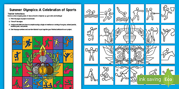 Collaborative Olympics Art Activities for Kids | Twinkl USA