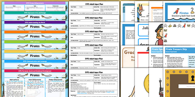 EYFS Pirate Themed Bumper Planning Pack (teacher made)