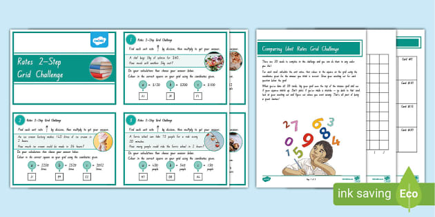 Rates 2-Step Grid Challenge (Stage 8) (teacher made)