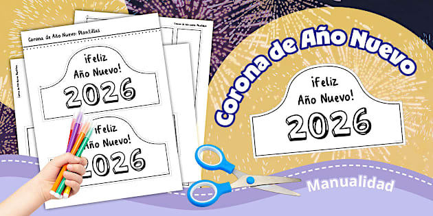 Manualidad: Corona de Año Nuevo