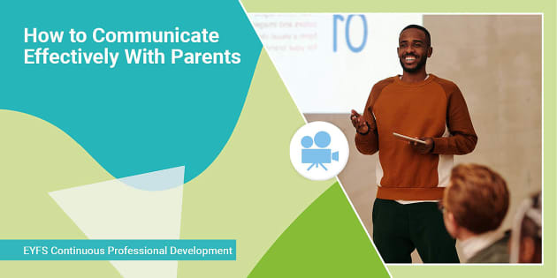 Communicating with Parents | Parents | Kindergarten | CPD | Twinkl