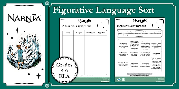 The Lion, the Witch and the Wardrobe: Novel Study Figurative Language ...