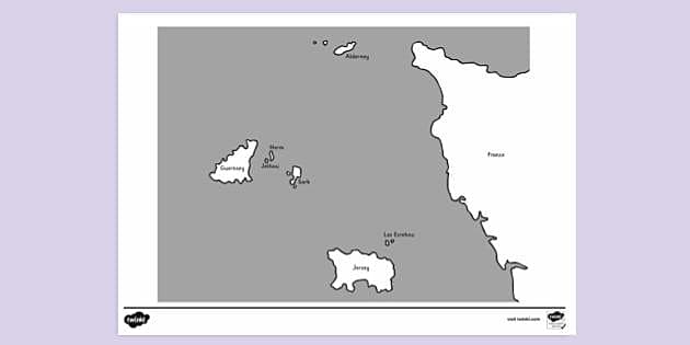 Channel Islands Colouring | Colouring Sheet (Teacher-Made)