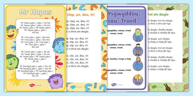 Fun & Printable Welsh Children's Songs - Learning Resources