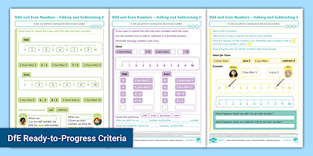 👉 Odd and Even Numbers – Adding and Subtracting 2 Differentiated Maths 👉 Odd and Even Numbers – Adding and Subtracting 2 Differentiated Maths