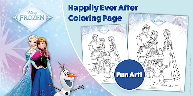 frozen colouring pictures to print