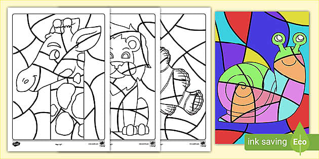 Cubism Craft Worksheets