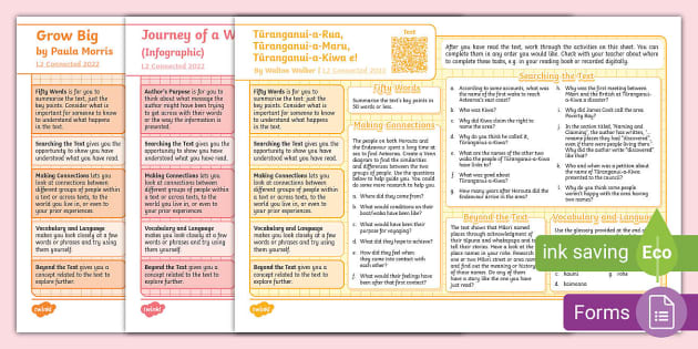 Connected 2022 L2: Comprehension Activity Pack - Twinkl