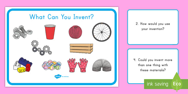 What Can You Invent? Poster and Question Cards