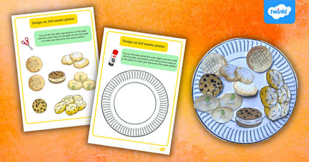 Design an Eid sweets platter Activity (teacher made)
