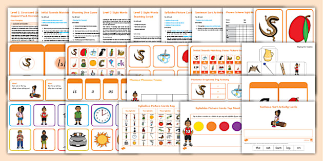 Level 2: Structured Literacy Support Pack - Twinkl