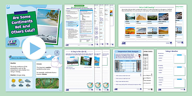 Geo Wonderers KS1: Continents and Oceans Lesson Pack 3 Geo Wonderers KS1: Continents and Oceans Lesson Pack 3