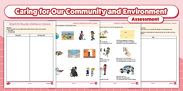 Caring for Our Community and the Environment - Assessment
