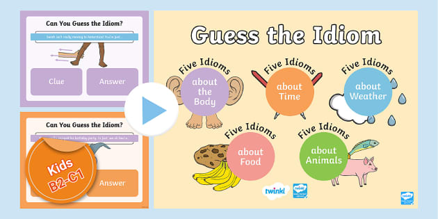 Guess the Idiom PowerPoint – Idiom Games ESL Resource