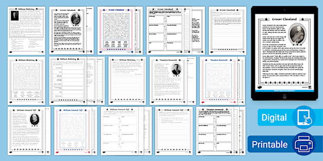 Presidents’ Pack Cleveland, McKinley, T. Roosevelt, Taft