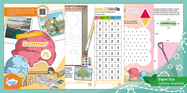 Summer Activity Booklets for Kids - Twinkl