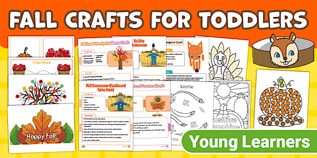 Fall Crafts for Toddlers Activity Pack (l'enseignant a fait)