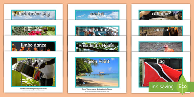 Trinidad and Tobago Poster and Photo Pack (teacher made)