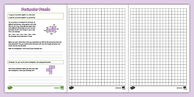 👉 Perimeter Puzzle - Twinkl - KS2 (teacher made) - Twinkl
