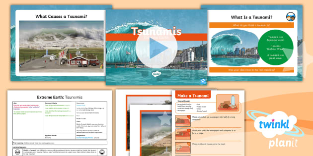 Geography: Extreme Earth: Tsunamis Year 3 Lesson Pack 5