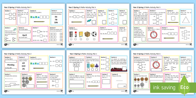Year 2 Spring 1 Maths Activity Mats (professor feito) Year 2 Spring 1 Maths Activity Mats (professor feito)